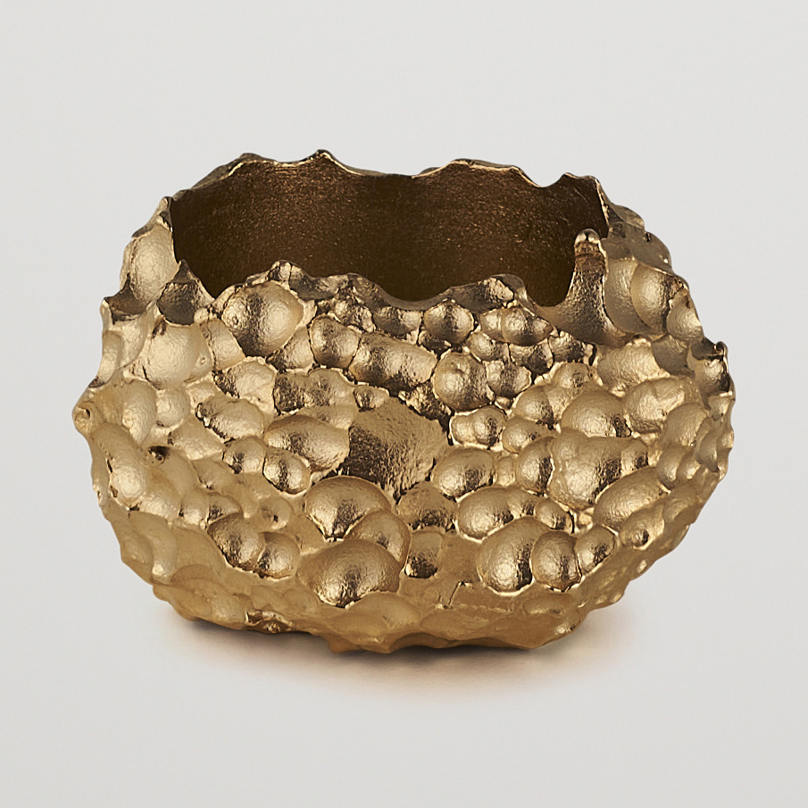 Skultuna Opaque Objects Candle Holder Large Gold en CareOfCarl.es