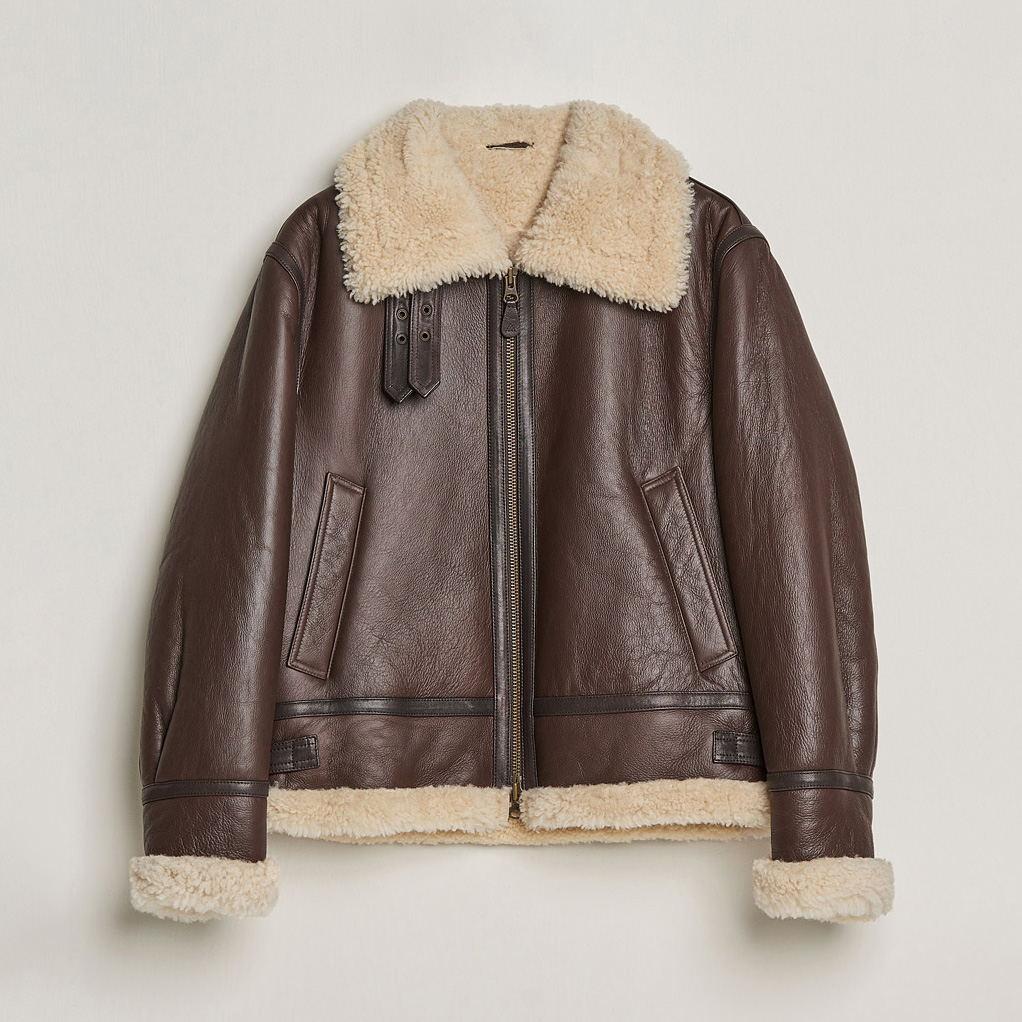 GANT The Shearling Jacket Rich Brown - Köp GANT