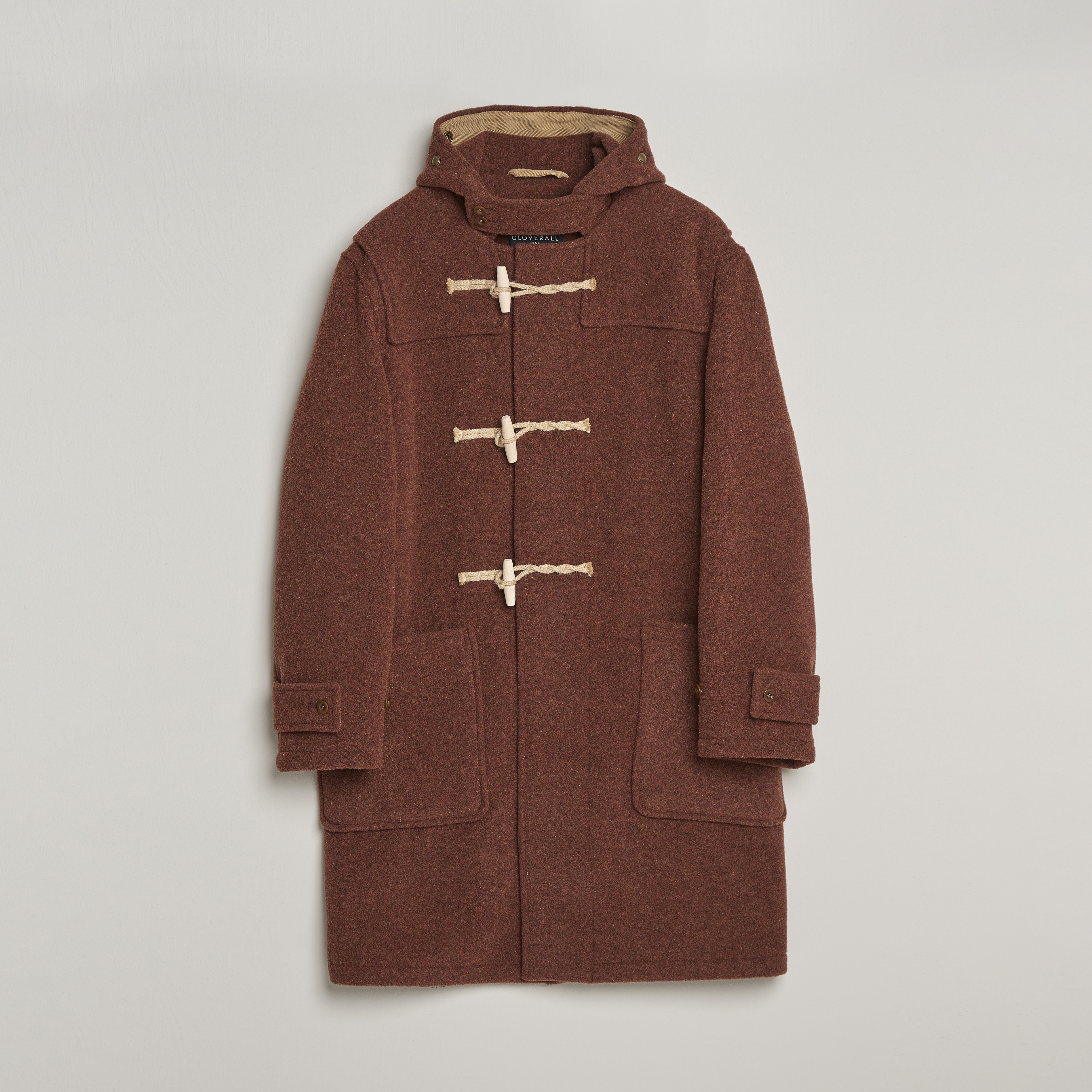 Gloverall 575 Monty Original Duffle Coat Rust en CareOfCarl.es