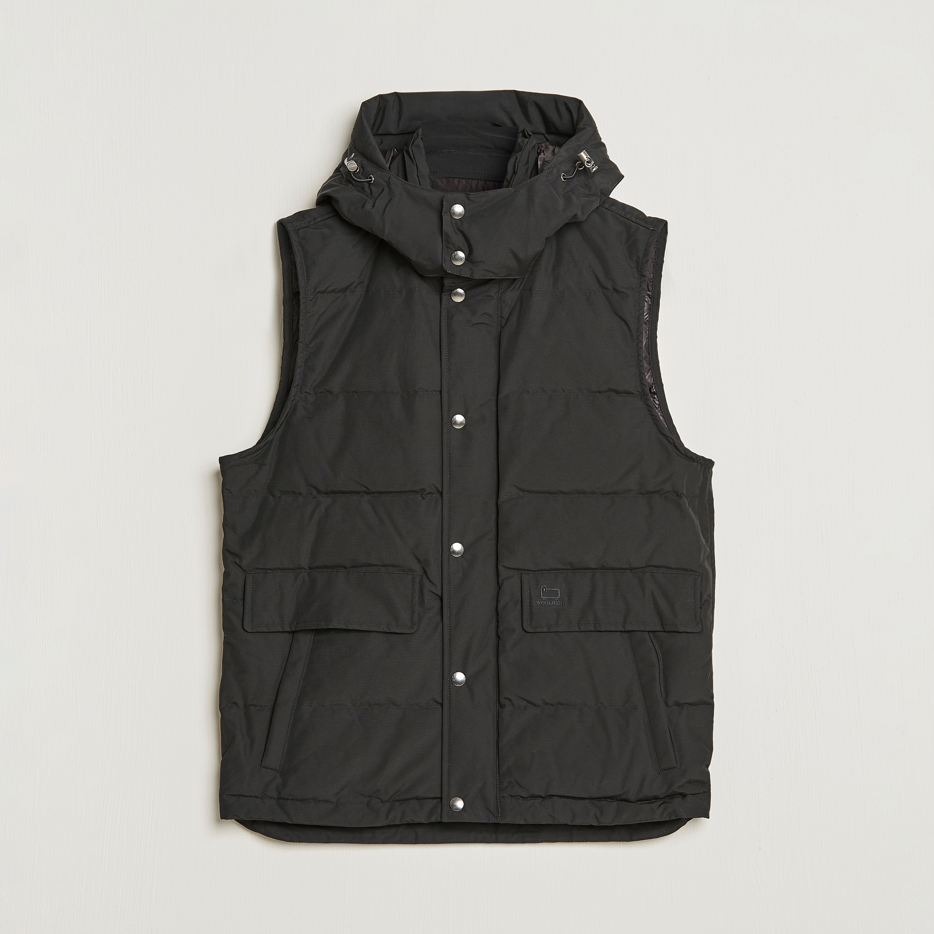 Woolrich Aleutian Detachable Hooded Vest Black - KÃ¶p Woolrich CareOfCarl.e