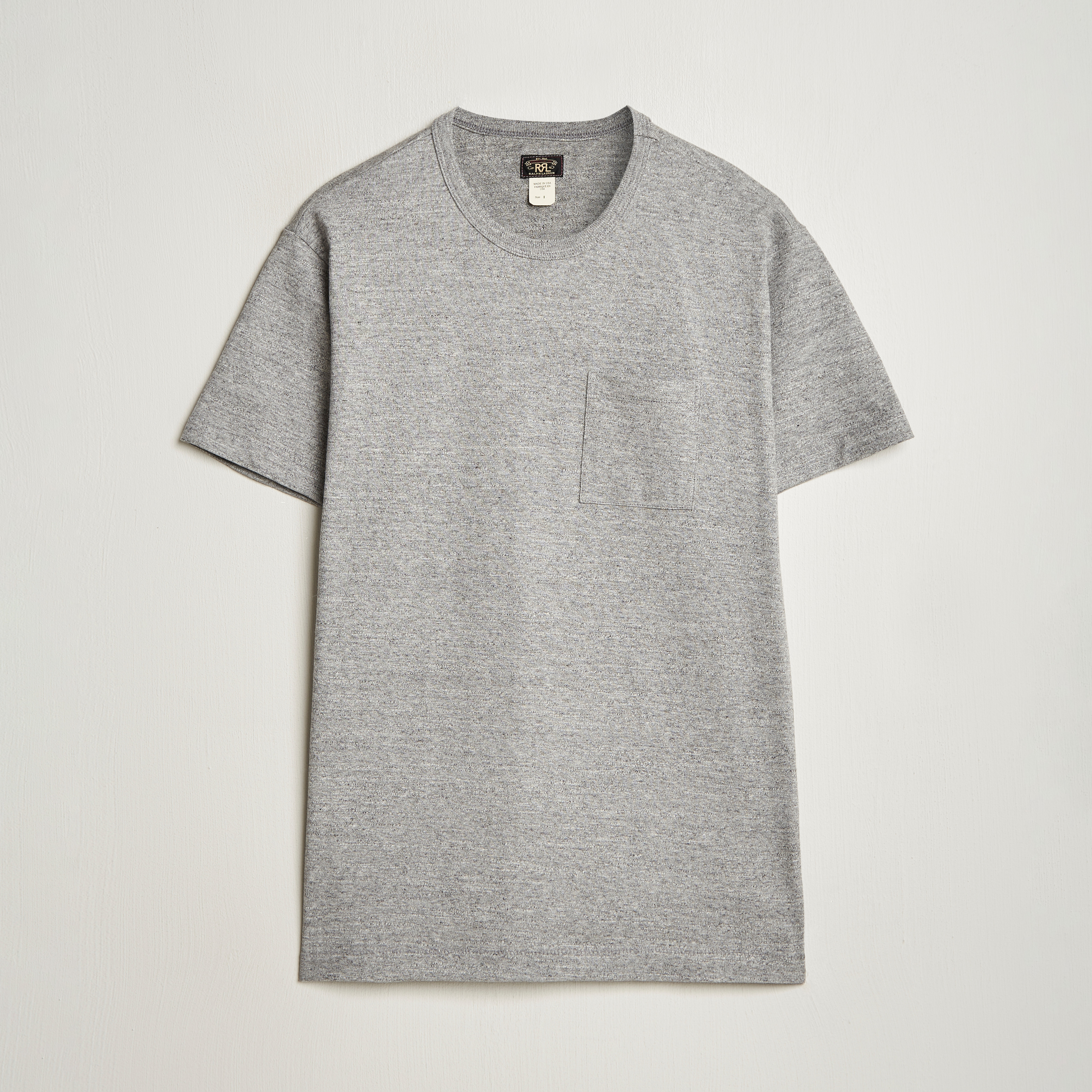 RRL 2-Packet Pocket Tee Grey Heather en CareOfCarl.es