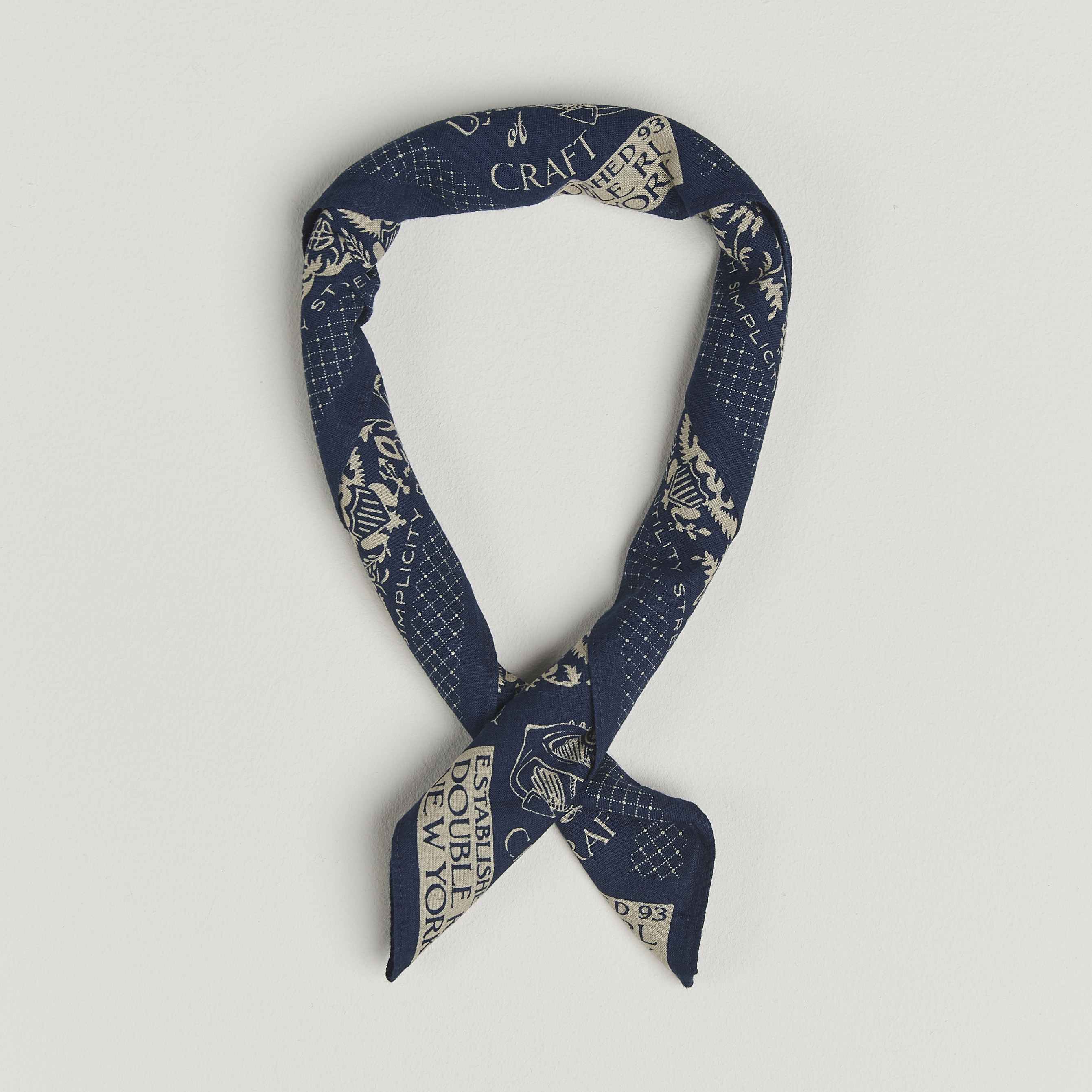 RRL Ried Bandana Indigo/Cream en CareOfCarl.es