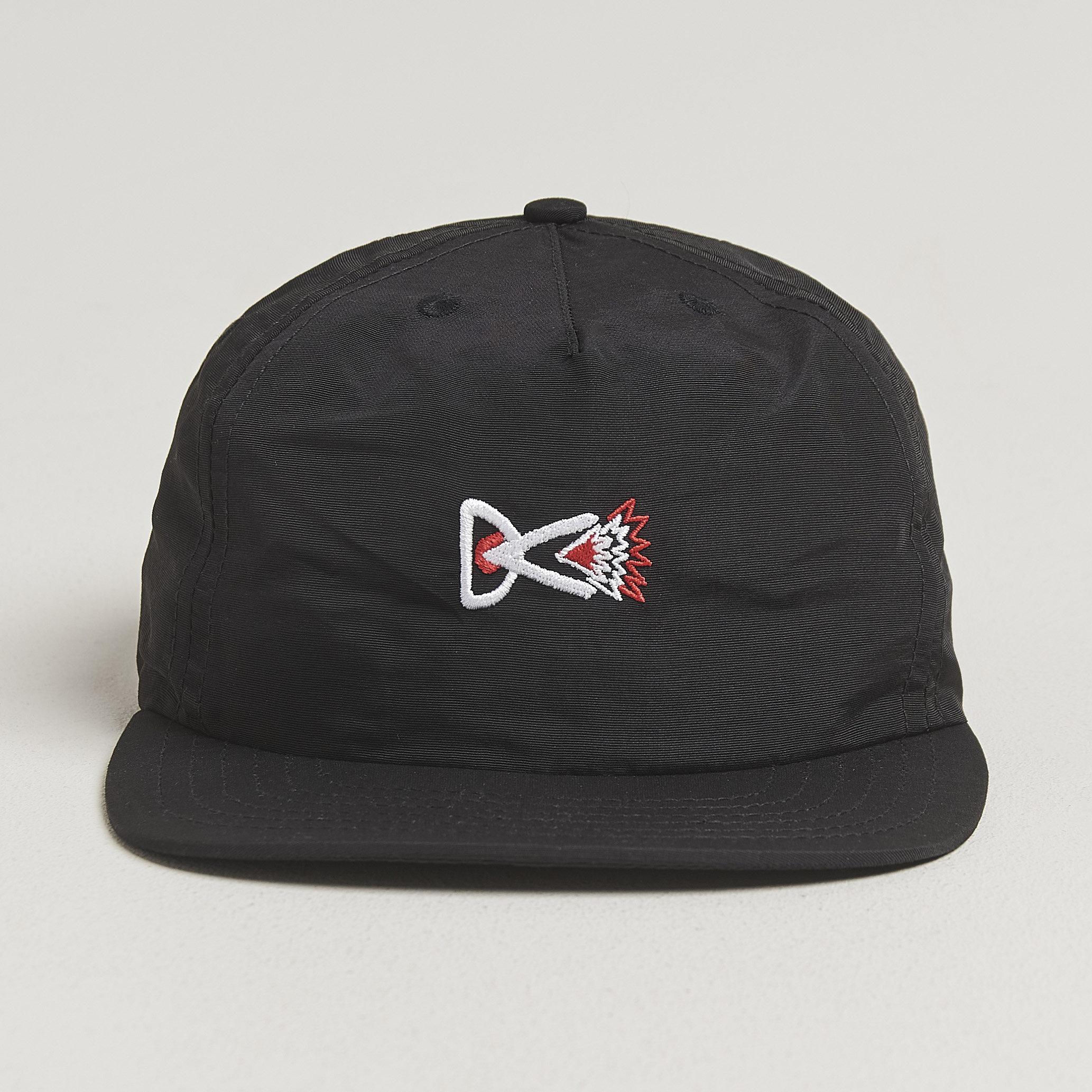 District Vision 5 Panel Nylon Cap Black en CareOfCarl.es