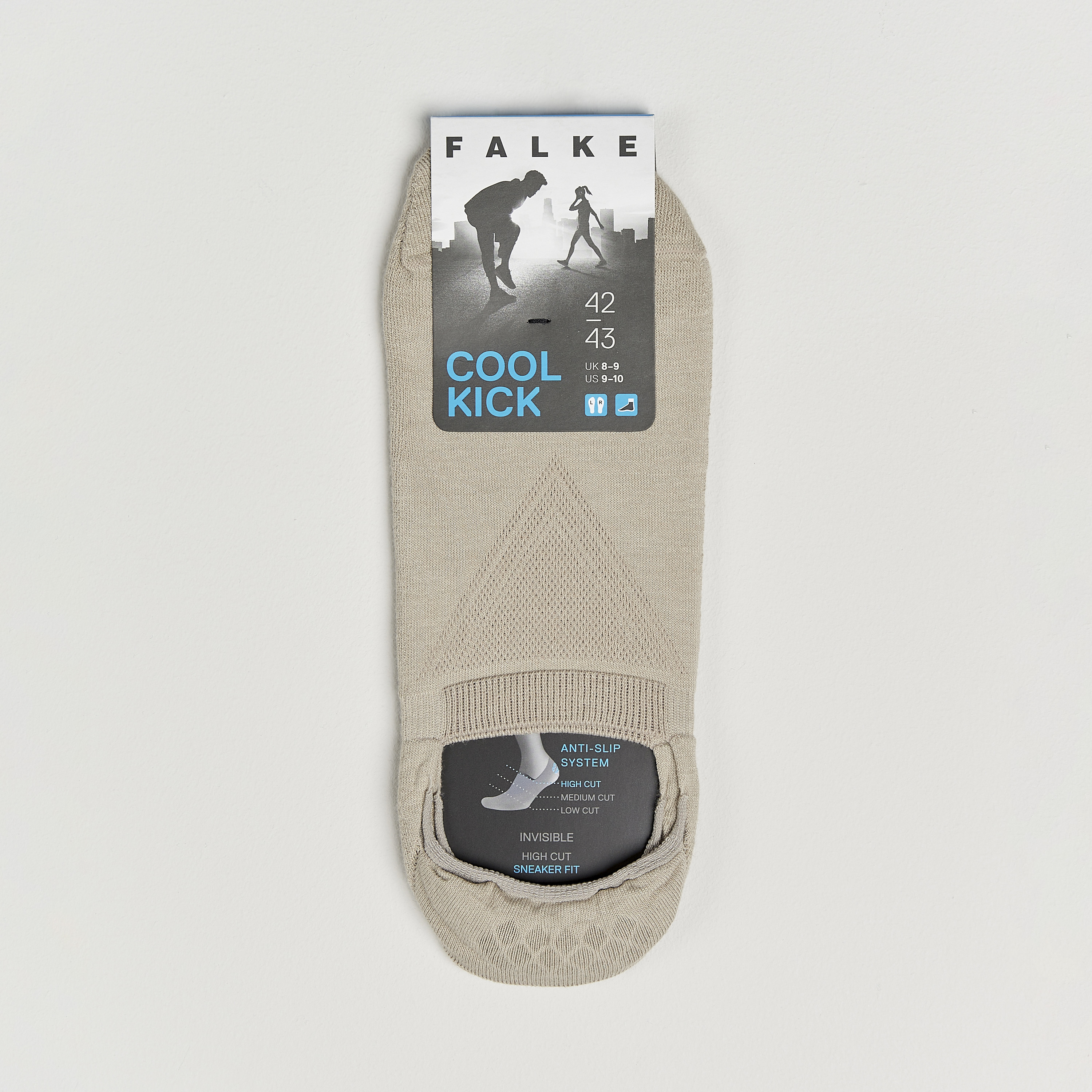 Falke Cool Kick Invisible Socks Beige en CareOfCarl.es