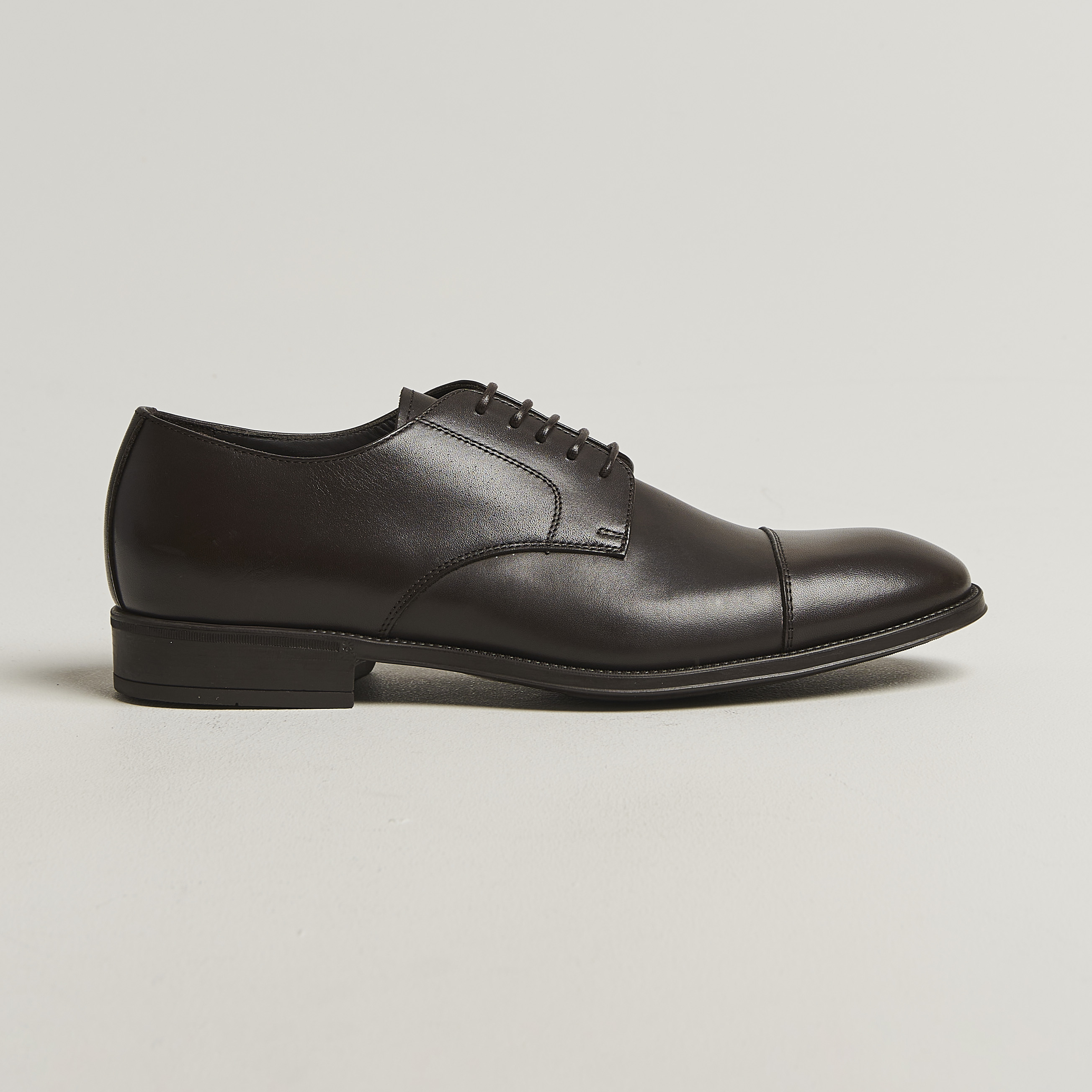 Canali Rubber Sole Derby Brown Calf en CareOfCarl.es