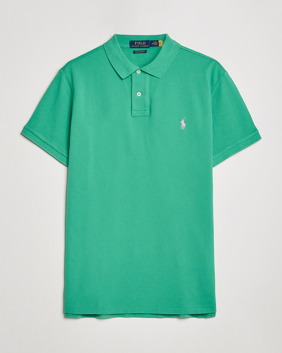 Polo Ralph Lauren Custom Slim Fit Polo Raft Green en CareOfCarl.es
