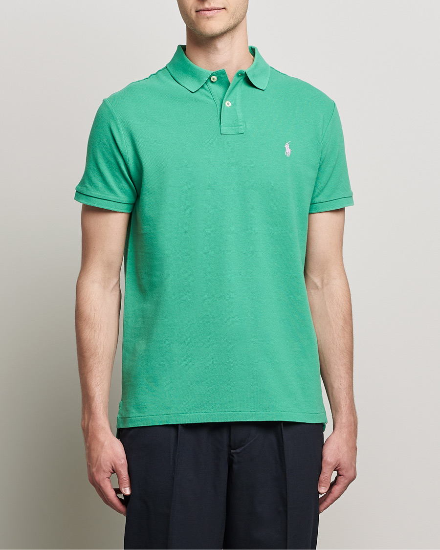 Polo Ralph Lauren Custom Slim Fit Polo Raft Green en CareOfCarl.es
