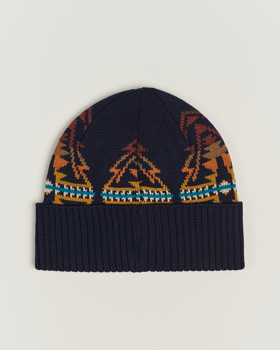 Pendleton Knit Cap Trapper Peak Navy en CareOfCarl.es